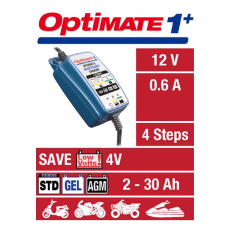 OPTIMATE 1 DUO LADER (OGSÅ LITHIUM) - Skjern Motorcykler